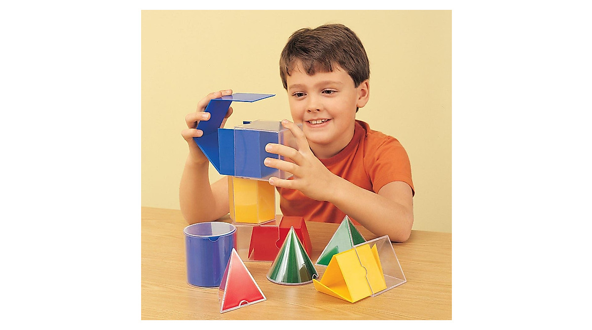Learning Resources Folding Geometric Shapes for Kids | STEM Math Tool