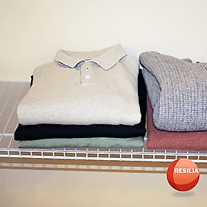 Heavy Duty Vinyl Closet Shelf Liner for Wire Racks or Shelving - for Kitchen Pantry or Cabinet Storage, Clear, 12 Inches x 4 Feet - 4 Pack, Non-Adhesive, Waterproof, Stain-Resistant, Cut-to-Size