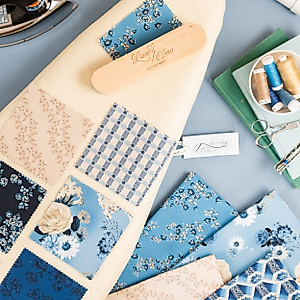 True Fabrics Bellflower Precut Fabric (Fat Quarter Bundle) - 20 pcs in 18" x 22" cuts