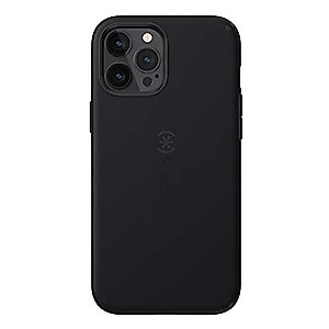 Speck CandyShell Pro Bumper Case - Black, iPhone 12 Pro Max, Wireless Charging Compatible, 6.7" Screen