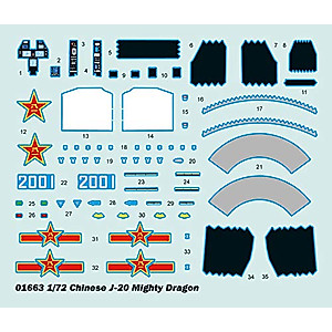 Trumpeter 1/72 Chinese J20 Fighter