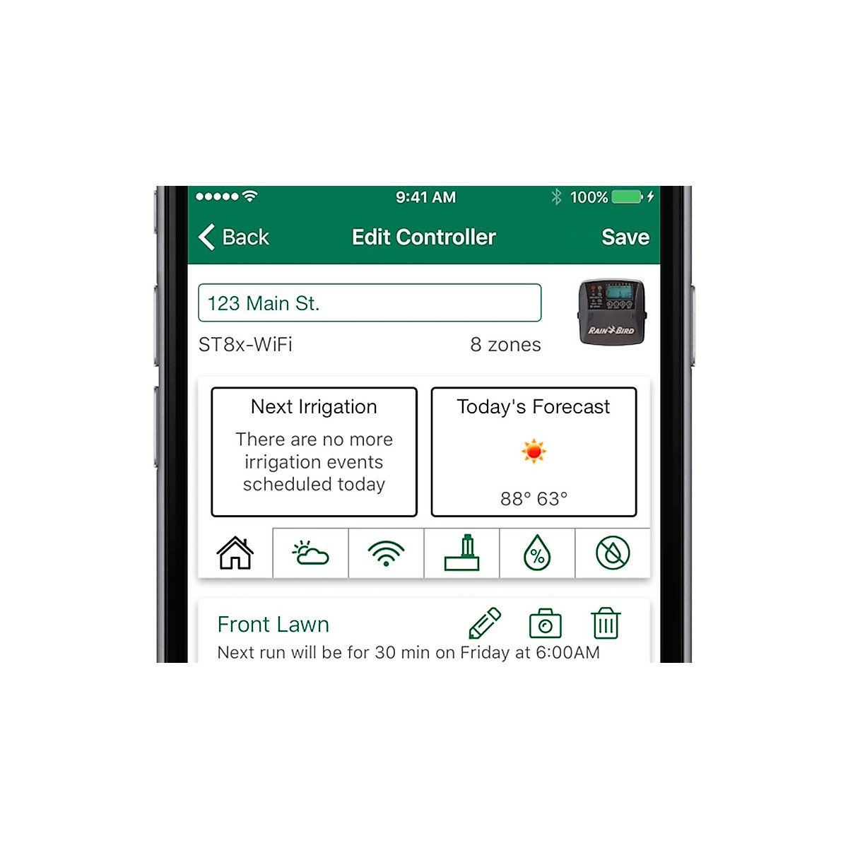 Rain Bird ST8O-2.0 Smart Indoor/Outdoor WiFi Irrigation Timer, 8-Station, Compatible with Alexa (Discontinued by Manufacturer)