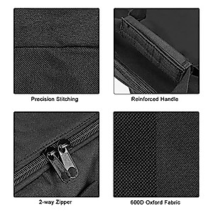 QuliMetal Carry Bag for Camp Chef 2 Burner Stoves, Heavy Duty Carry Case for Camp Chef Two Burner Briddle, 600D, UV Resistant