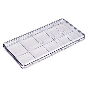 ArtBin 6907AB Slim Line 10 Compartment Small Art & Craft Organizer, [1] Plastic Storage Case, Clear