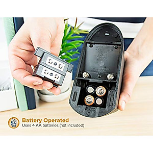 Bostitch Battery Desktop Pencil Sharpener, Black (02697)