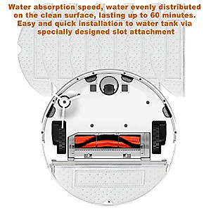 plplaaobo 20pcs Sweeping Robot Disposable Mop Pads, Washable Replacement Mop Cloth Pad for Roborock, Mopping Cloth Replacement Cleaning Pads Fit for Xiaomi Roborock S7