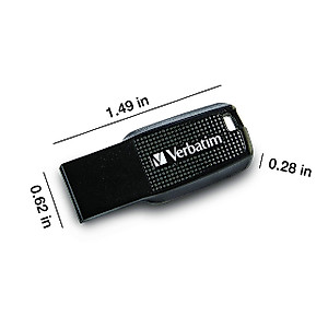 Verbatim 32GB Ergo USB 2.0 Flash Drive – Black