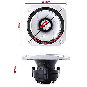 Piezo Horn Speaker Tweeter 30KHZ Piezoelectric Head Driver Loudspeaker Treble