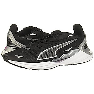 PUMA womens Ultraride Cross Trainer, Puma Black-metallic Silver, 8 US