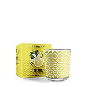Caldrea Scented Candle, Made with Essential Oils and Other Thoughtfully Chosen Ingredients, 45 Hour Burn Time, Sea Salt Neroli Scent, 8.1 oz