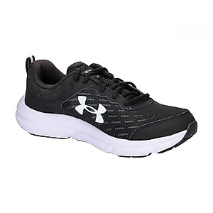 Under Armour Men's Charged Assert 10, (001) Black/Black/White, 13, US