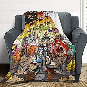 Anime Blankets Ultra-Soft Lightweight Throw Blanket for Couch Sofa Bed, Plush Cozy Blankets 40"x50"