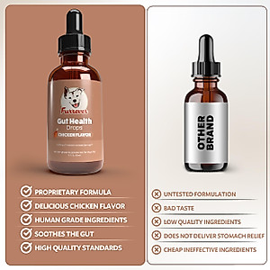 Furrever Gut Health Probiotics for Dogs - Promotes Digestive Health to Sooth and Protect - Supports Occasional Diarrhea, Healthy Skin, Bowel Support, Allergies, Itching, & Gas - Chicken Flavor, 2oz