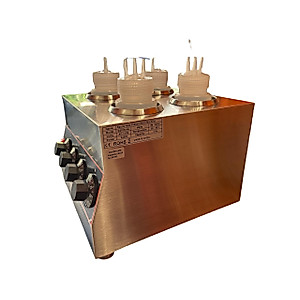 Commercial Stainless Steel Hot Chocolate Sauce Warmer Cheese Sauce Bottle Dispenser - Electric Food Sauce Warmer with 4 x 650ml Squeeze Bottles