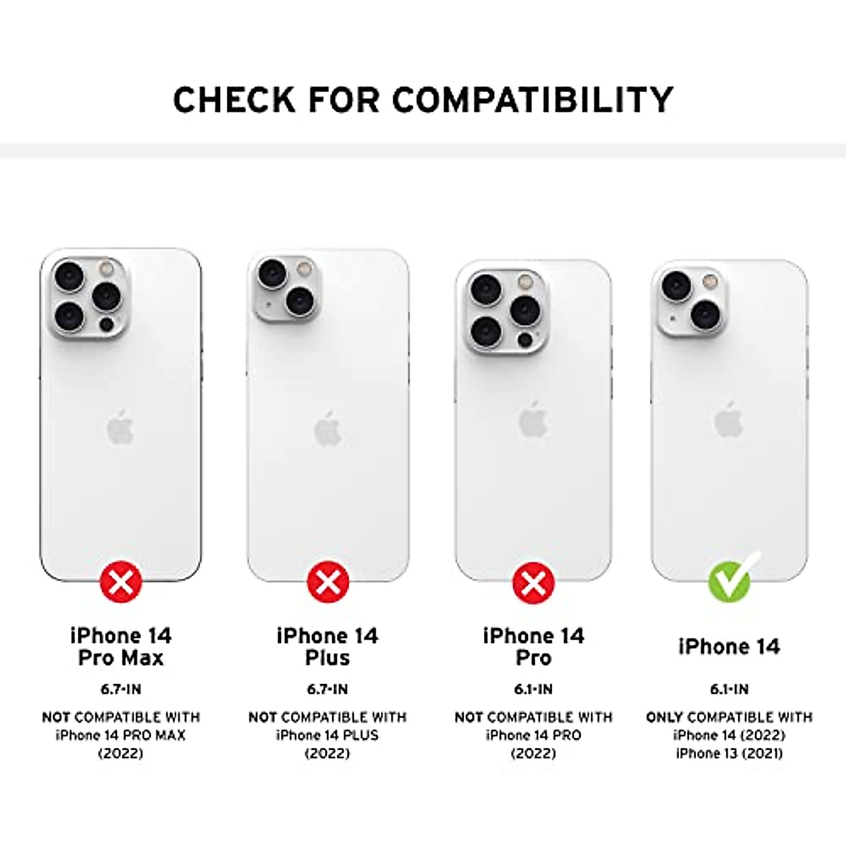 URBAN ARMOR GEAR UAG Designed for iPhone 14 Case Black 6.1" Pathfinder Slim Lightweight Shockproof Dropproof Rugged Protective Cover Compatible with Wireless Charging