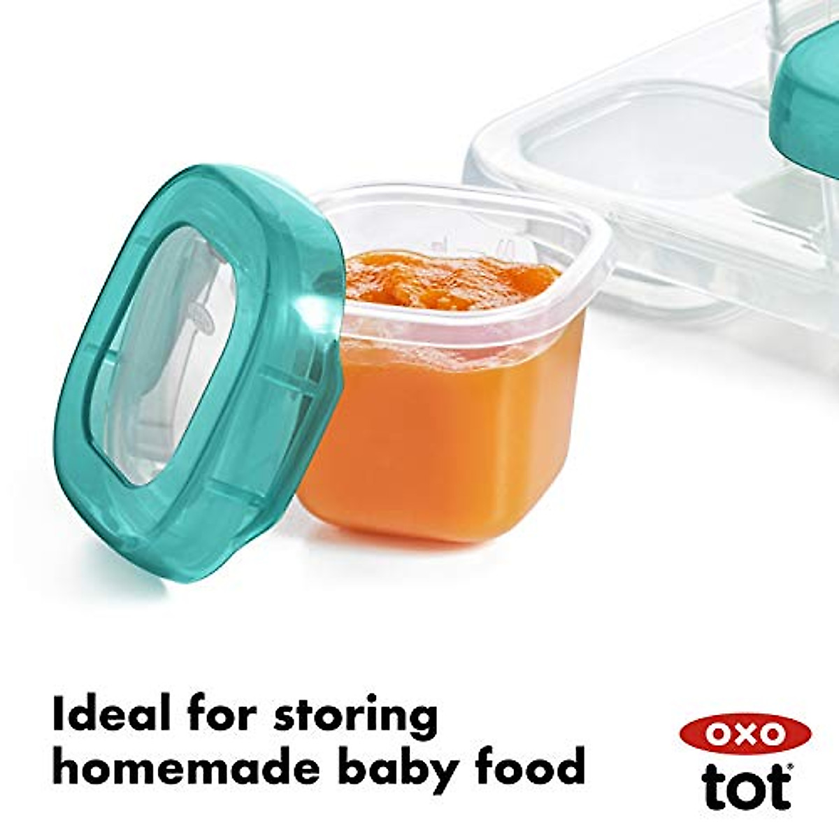 OXO Tot 12-Piece Baby Blocks Set, Teal