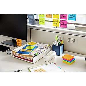 Post-it Super Sticky Notes, 3 in x 3 in, 24 Pads, 70 Sheets/Pad, Cabinet Pack, Assorted Colors