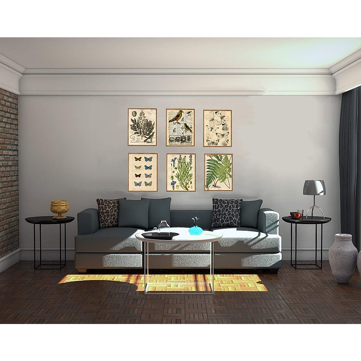 DESEACO Vintage Aesthetic Posters for Room Aesthetic Wall Decor, Plant Journal Green Room Decor for Teen Girls, Botanical Wall Art in Nature Journal, Cute Journaling Supplies Aesthetic Collage Kit