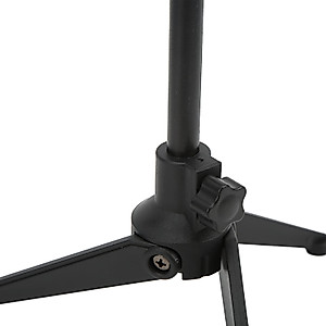 Microphone Stand,Portable Desktop 20.5-27cm Adjustable Shockproof Detachable Tripod Mini Table Stand, Mic Stand Clip Holder,for Conference/Live Streaming