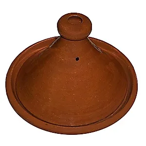 Moroccan cooking tagine handmade lead free safe glazed large 12 inches across traditional