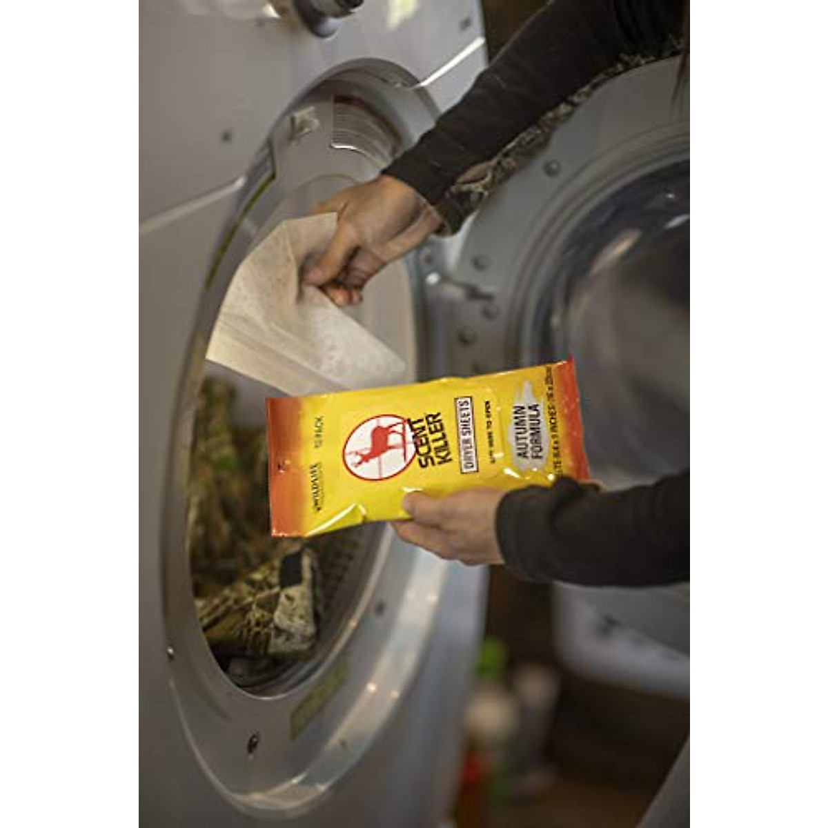 Wildlife Research 580 Scent Killer Autumn Formula Dryer Sheets, 12 Sheets,Yellow,Small