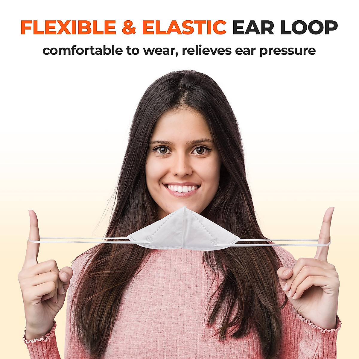 KN95 Face Mask Disposable Adults - 100 Pack Adjustable KN95 Mask 5 Layer Protection Breathable Comfortable Respirator Women Men KN95 Face Mask Individually Wrapped