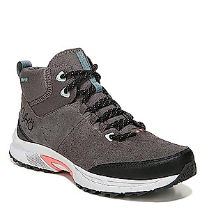 Ryka Women's Summit Mid Hiking Boot Black/Grey 10 M