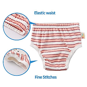 Baby Training Pants Toddler Girls Underwears 5 Pack Potty Training Panties Waterproof Size 100 Large 3T