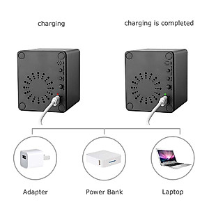 SUNY Mini Portable Cordless Laser Lights Rechargeable RGB Stars Patterns Gobo Projector Sound Activated Music DJ Party Lights for Outdoor Travel Camping Disco Live Show Home Dance