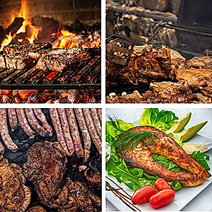 Meshscreen Pellet Smoker Tube 6 inches - 5 Hours of Billowing Smoke，Stainless Steel Pellet Smoker Tube for All Grill or Smoker for Cold/Hot Smoking,with 2 S Shape Hooks+1 Cleaning Brush