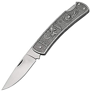 Szco Supplies 211181-WF Wolf Embossed Folding Knife