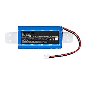 Synergy Digital Vacuum Cleaner Battery, Compatible with Shark RVBAT850 Vacuum Cleaner Battery (Li-ion, 14.8V, 3400mAh)