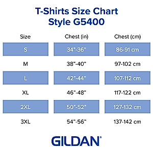 Gildan Men's Heavy Cotton Long Sleeve T-Shirt, Style G5400, 2-Pack, Navy, X-Large