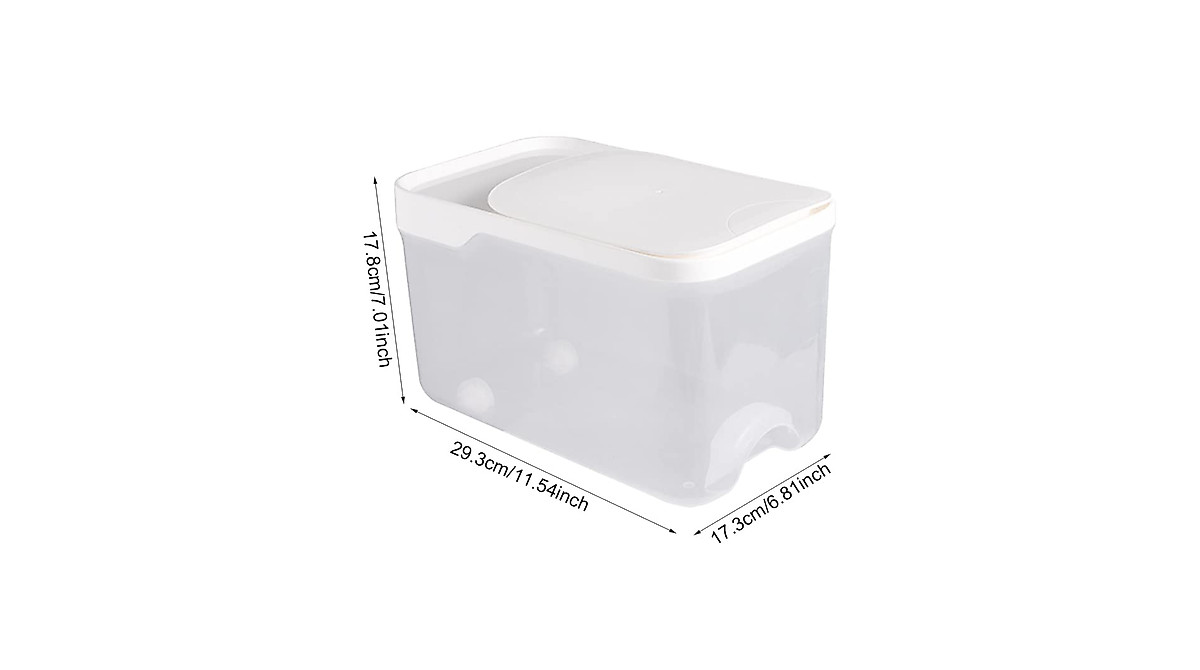 EMVANV 5KG Rice Storage Container for Dry Food