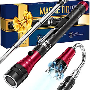 Gifts for Men-Bluetooth Beanie Hat Men and Women Stocking Stuffers for Husband Teen Boy HIM and Magnetic Pickup Tool LED Light|Christmas Tool Gifts for Men