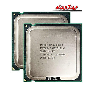 SAAKO Two Pcs * Core 2 Quad Q8400 2.6 GHz Quad-Core Quad-Thread CPU Processor 4M 95W LGA 775 Making Computers Process Data Faster