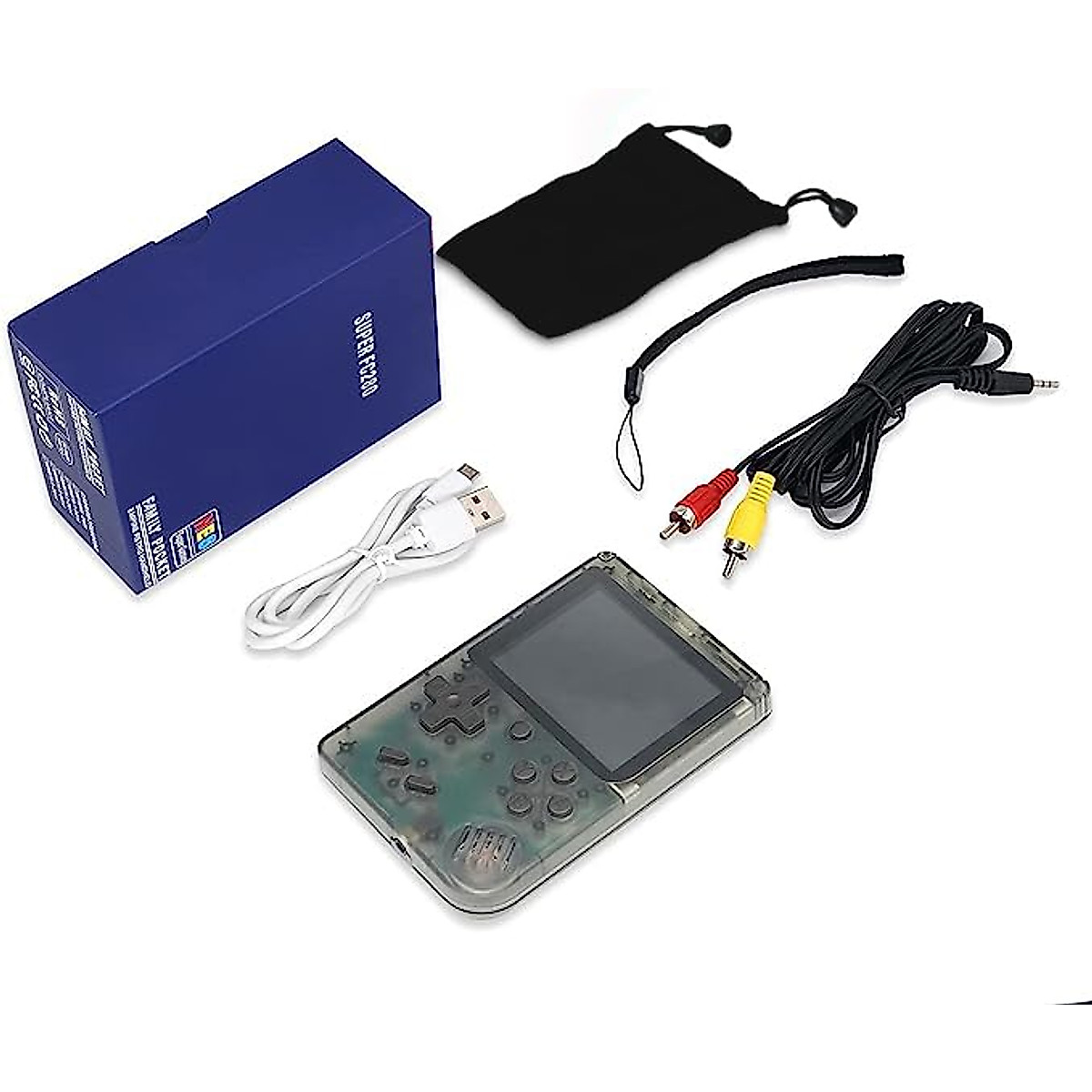 Handheld Game Console for Kids with 400 Classic Games Console Handheld Games 3.0-Inch Color Screen 1800mAh Rechargeable Battery Support Connecting TV Gift Birthday Christmas for Kids Adults