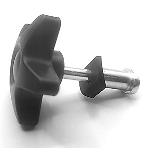 Pacify 2 Pack Replacement Adjustment Star Knobs for Rollator Walker Guardian Walker M6 T Bolt with Washers Platform Attachment for Walker