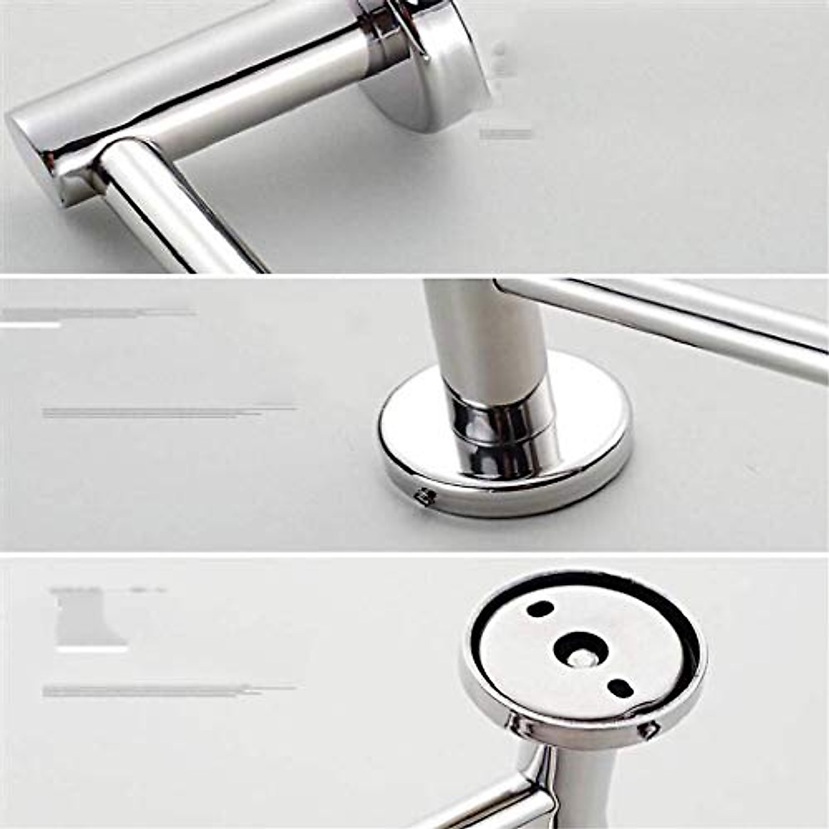 AFLHYJK Towel Rack - Contemporary Towel Bar Bath Hand Towel Holder Brushed Stainless Steel Wall Mounted Bathroom Organizer