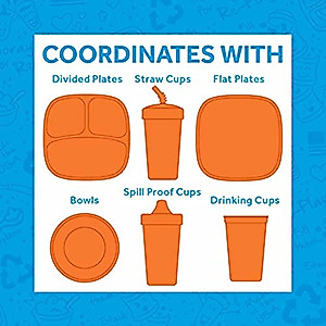 Re Play Made in USA 8pk Toddler Feeding Utensils Spoon and Fork Set, Made from BPA Free Environmentally Friendly Recycled Milk Jugs, Dishwasher Safe, Bright Pink (Without Carrying Case)