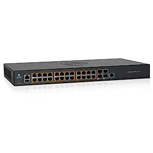 Cambium Networks cnMatrix EX2028-P, Intelligent Ethernet PoE Switch, 24 1G and 4 SFP+ Fiber Ports (MX-EX2028PxA-U)