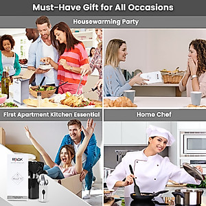 Dishwasher Safe Kitchen Utensils Set with Silverware, RFAQK 50PCs Silicone Cooking Utensils Set With Holder, Nonstick & Heat Resistant, Kitchen Gadgets,Kitchen Essentials for New Home