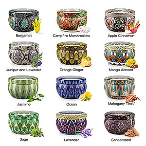 12 Pack Scented Candles Gifts for Women, Soy Wax Candles for Home Scented, Candles Sets Gifts Ideas for Women, Aromatherapy Candle for Mother's Day Gifts