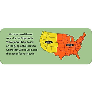 RESCUE! Disposable Yellowjacket Trap - East of The Rockies - 3 Traps