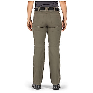 5.11 Tactical Women's Apex Pants, Regular Fit, Gusseted, Style 64446, Ranger Green, Women's 0 Long