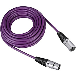 NEEWER 6 Pcs 24.9ft Microphone Audio Cable XLR Male to XLR Female Colored Snake Cable (Purple/Red/Blue/Orange/Yellow/Green)