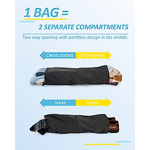 BAGSMART 6 Set Compression Packing Cubes for Travel, Lightweight Vacation Travel Essentials for Men, Travel Accessories for Suitcase Organizer Bags Set, Durable Luggage Organizer Travel Bags