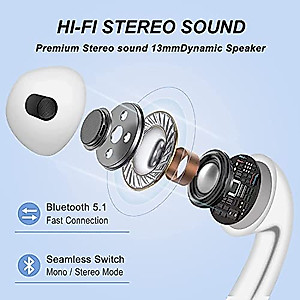 Wireless Earbuds,Bluetooth 5.3 Headphones Noise Cancelling Air Buds Pods 3D Stereo Ear pods in-Ear Ear Bud Built-in Mic IPX7 Waterproof Earphones Sport Headsets for iPhone/Samsung/airpod Case/Android