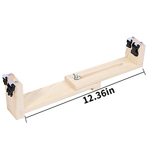 Adjustable Length Paracord Jig Bracelet Maker Wooden Frame-Paracord Braiding Weaving Craft Tool Kit, Wristband Maker