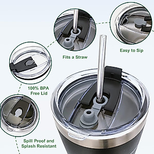 KOOLDRINK I Came I Saw Tumbler-Funny Christmas Gifts for Grandma Grnadpa-Sarcastic Birthday Gifts for Dad Papa Uncle-Homours Present for him-Insulated Coffee Mug Black 20oz